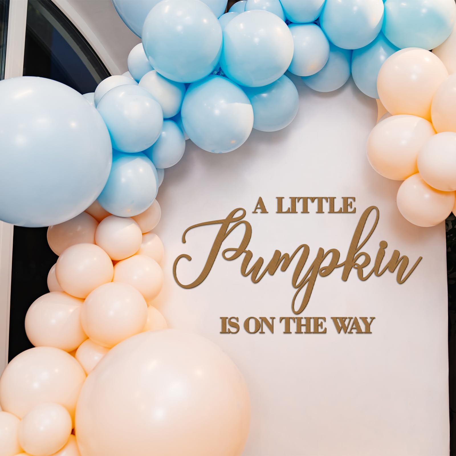 Yalikop A Little Pumpkin Is On The Way Baby Shower Wooden Sign Backdrop A Little Pumpkin Is On The Way Banner Little Pumpkin Baby Shower Wood Sweets Birthday Party Little Pumpkin Girl Boy Birthday