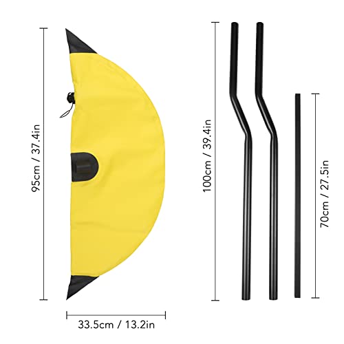 LIXADA Kayak outriggers Kayak 2 PCS Stabilization System Kayak PVC Inflatable Outrigger Float with Sidekick Arms Rod Kayak Stabilizers