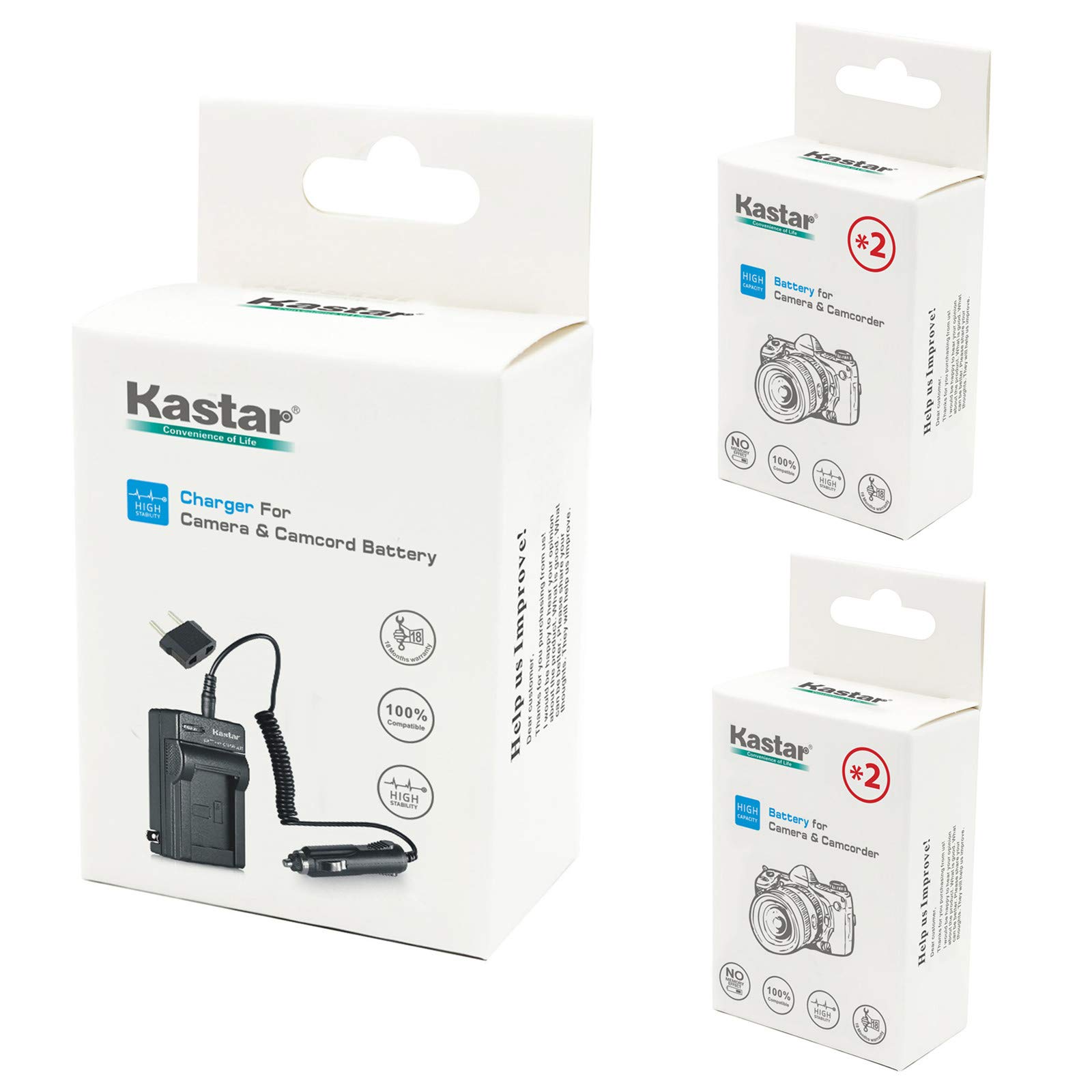 Kastar 4X Battery + Charger for Fujifilm NP-120 FinePix 603, F10, F11, KYOCERA Contax Tvs Digital, RICOH Caplio 300G, Caplio 400G wide, Caplio Pro G3, Caplio R330, Caplio RR10, Caplio RR30 Caplio RX