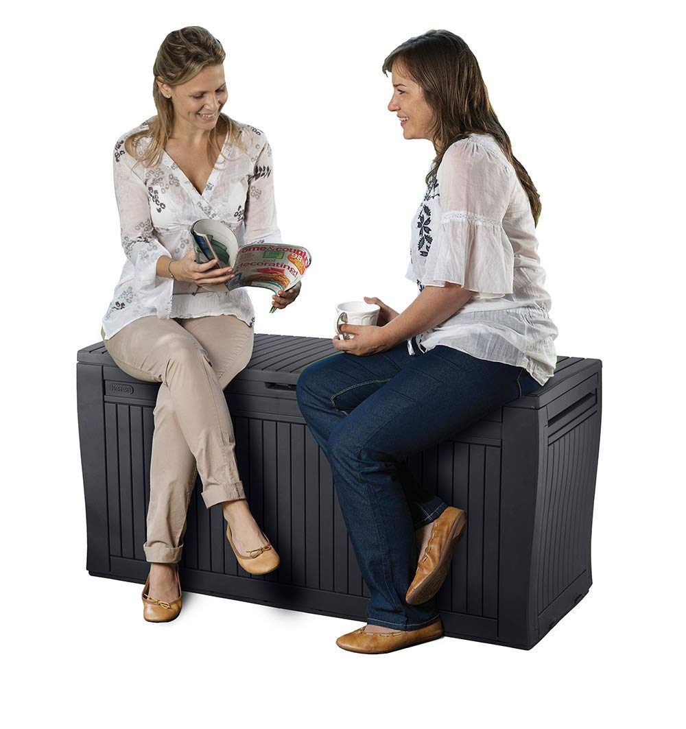 Keter Comfy Deck Box Grey
