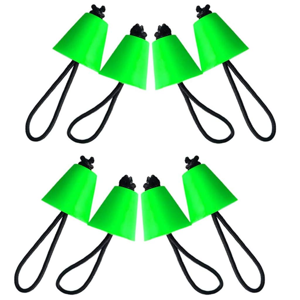LFDecor 8 Pieces Green Kayak Scupper Plugs Holes Stopper Bung Suit for Kayaks