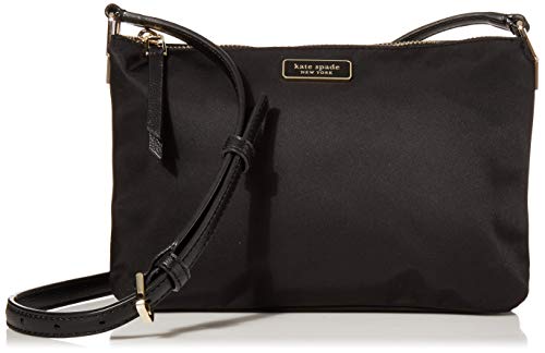 Kate Spade New York Triple Gusset Crossbody Crossbody Dawn Purse (Black)