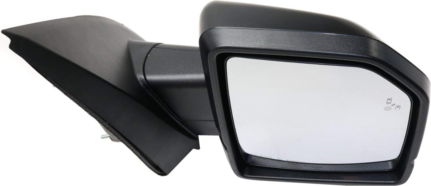 Kool Vue Driver & Passenger Side Power Heated Mirrors for Ford F-150 2015-2020 Power Fold With Signal Light, Blind Spot Light, Memory & Puddle Lamp Paintable