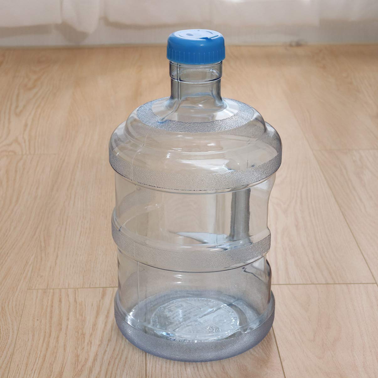 LIOOBO Water Jug 5L Mineral Water Bottle for Camping Hiking Outdoor Sport Portable Plastic Bottle with Handle Carrying Easy