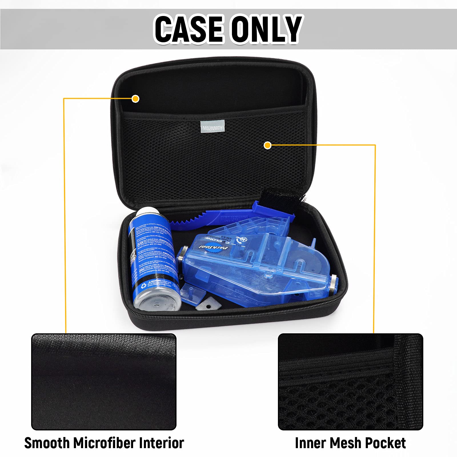 MGZNMTY Hard Travel Storage Case Compatible with Park Tool CG-2.4 Bike Chain Cleaner Kit (Only Case)