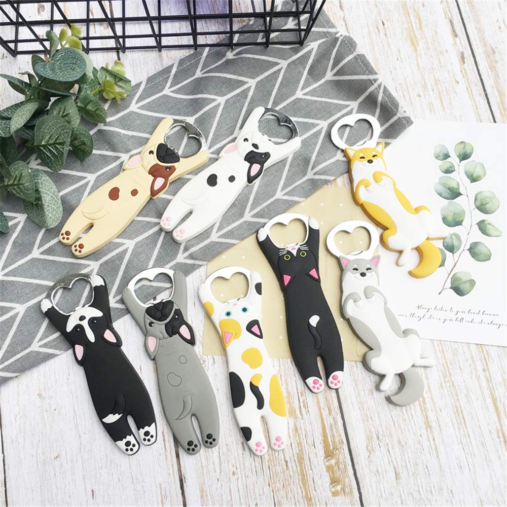 SHFICDJ Animal Cat shape Bottle Opener,Beer Bottle Openers,Creative kitchen supplies gift bottle opener.