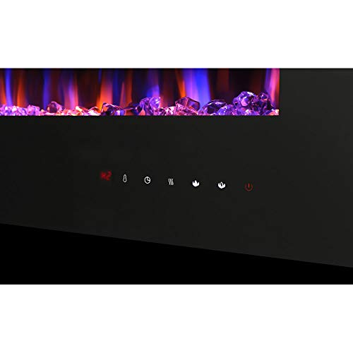 Napoleon Allure 42 inch Wall Mount Electric Fireplace - Black, NEFL42FH