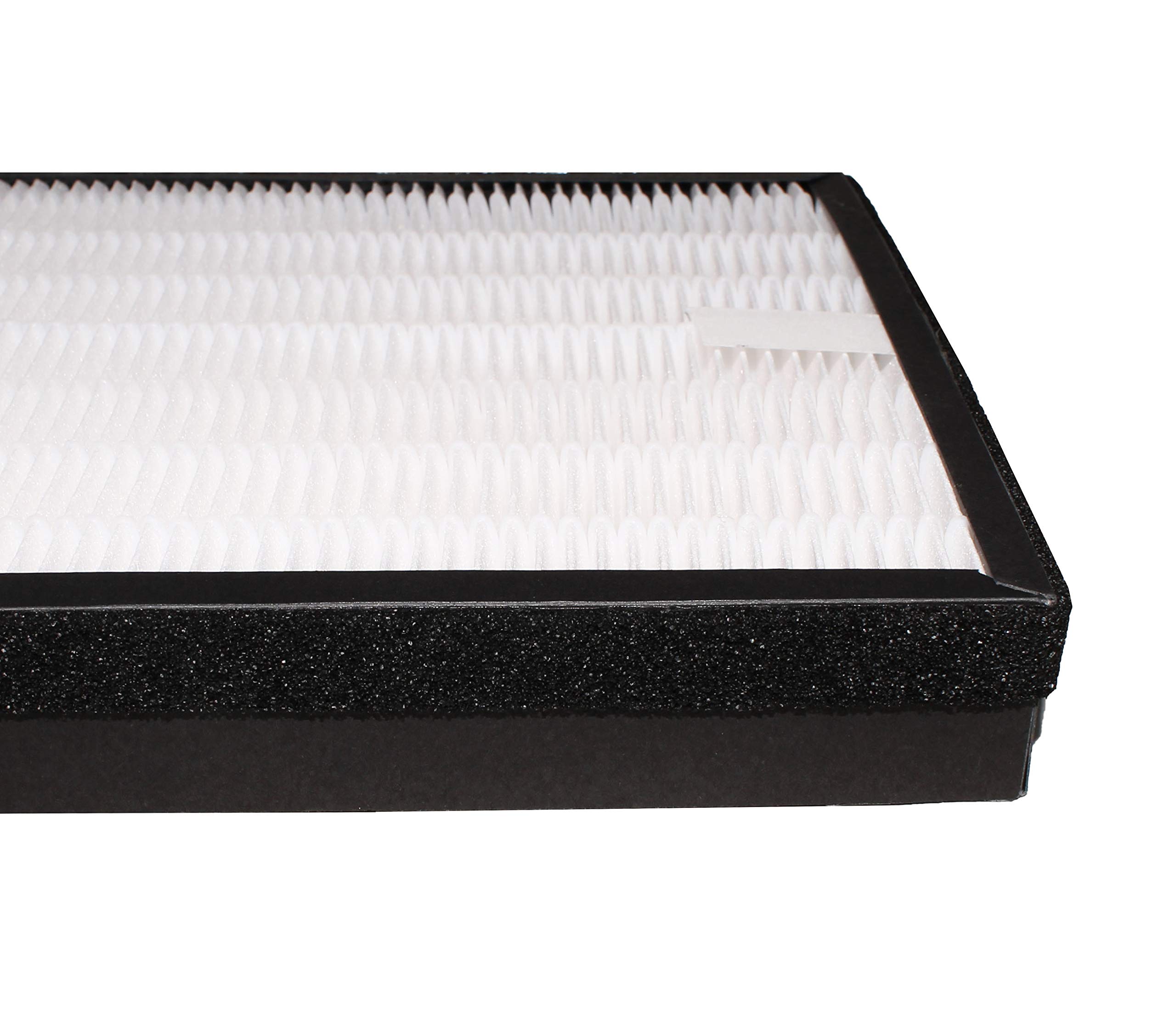 LifeSupplyUSA True HEPA Air Cleaner Filter Replacement Compatible with Rowenta XD6071 XD6076 models - High-Efficiency Home Improvement Air Purifiers - HEPA & Activated Carbon Filter