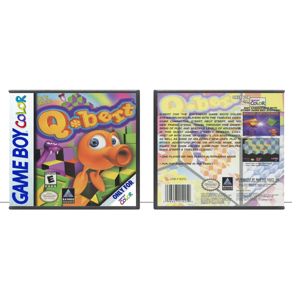 Q-Bert | (GBC) Game Boy Color - Game Case Only - No Game