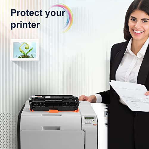 TESEN Remanufactured Toner Cartridge Replacement for HP 305X CE410X 305A CE410A CE411A CE412A CE413A Toner High Yield for HP Pro 400 MFP M475dn M475dw M451nw M451dn M451dw M375nw Printer