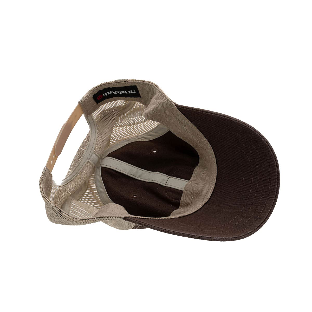 Magpul Standard Trucker Hat Snap Back Baseball Cap, One Size Fits Most, Garment Washed Brown/Khaki