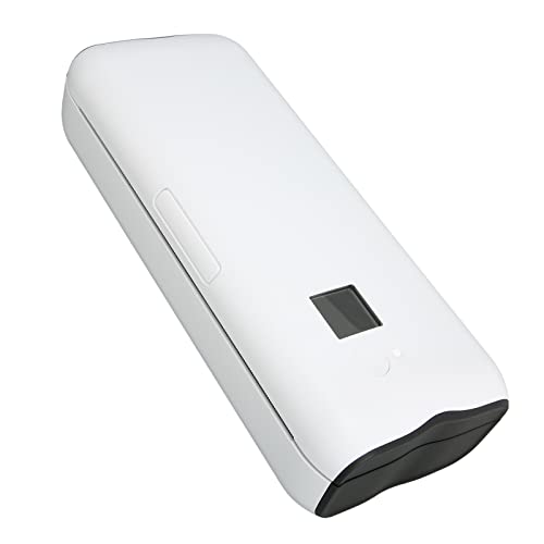 UUWOQYIS Portable Thermal Printer 210mm Bluetooth 4.0 203DPI Clear Printing Portable Printer for Homes Office Shop