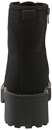 Madden Girl Women's Carra Hiking Shoe, Black Canvas, 8