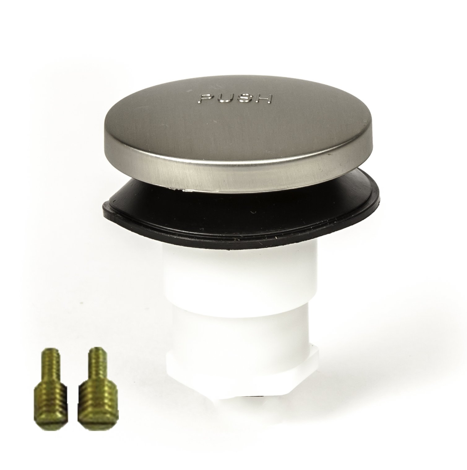 Toe Touch (Tip Toe, Foot Actuated) Bath Tub/Bathtub Drain Stopper Includes 3/8" and 5/16" Fittings
