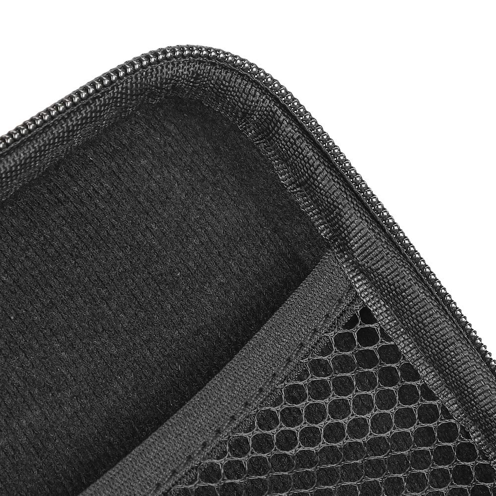 Shanrya Double‑Layer Nylon Compartments Versatility EVA Material Game Consoles Storage Bag Storage Bag for Home Office 3DS 3DS LL(Pink)