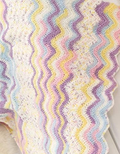 Lion Brand Ice Cream Yarn - 6 Pack with Patterns (Cotton Candy)