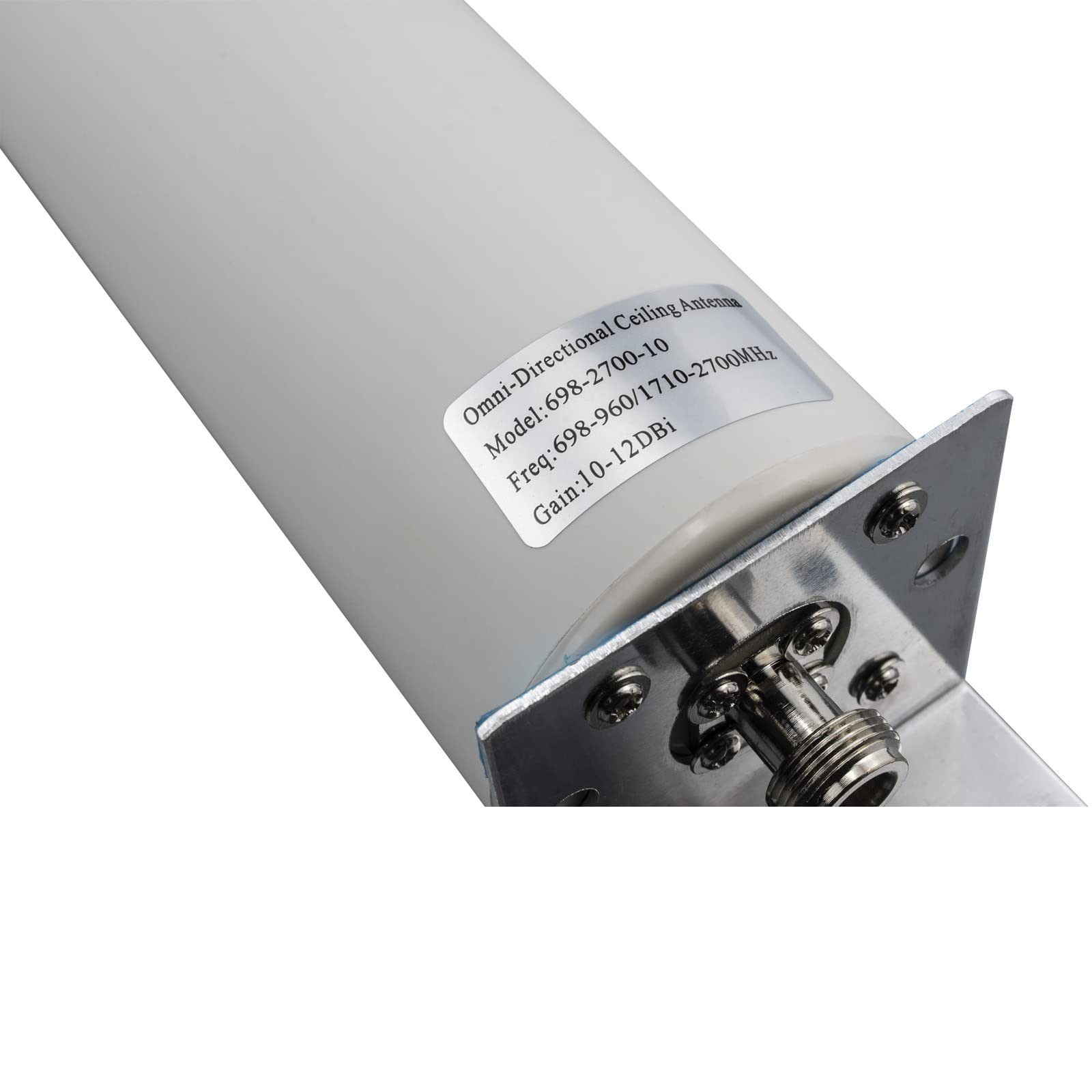 URCIANOW Omnidirectional Antenna 10-12dBi High Gain Antenna 4g LTE N Female Outdoor Long Range Antenna 698-960/1710-2700Mhz for Mobile Phone 4G Router Modem Gateway(NO Cable)