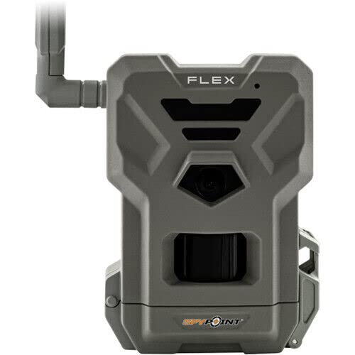 Middletown Outdoors Spypoint Flex Cellular Trail Camera with 16GB Micro SD Card, Dual SIM Connectivity, 1080P Videos, 33MP HD Trail Camera Bundle