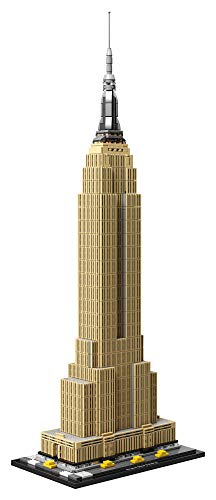 LEGO Architecture Empire State Building 21046 New York City Skyline Architecture Model Kit for Adults and Kids, Build It Yourself Model Skyscraper (1767 Pieces)