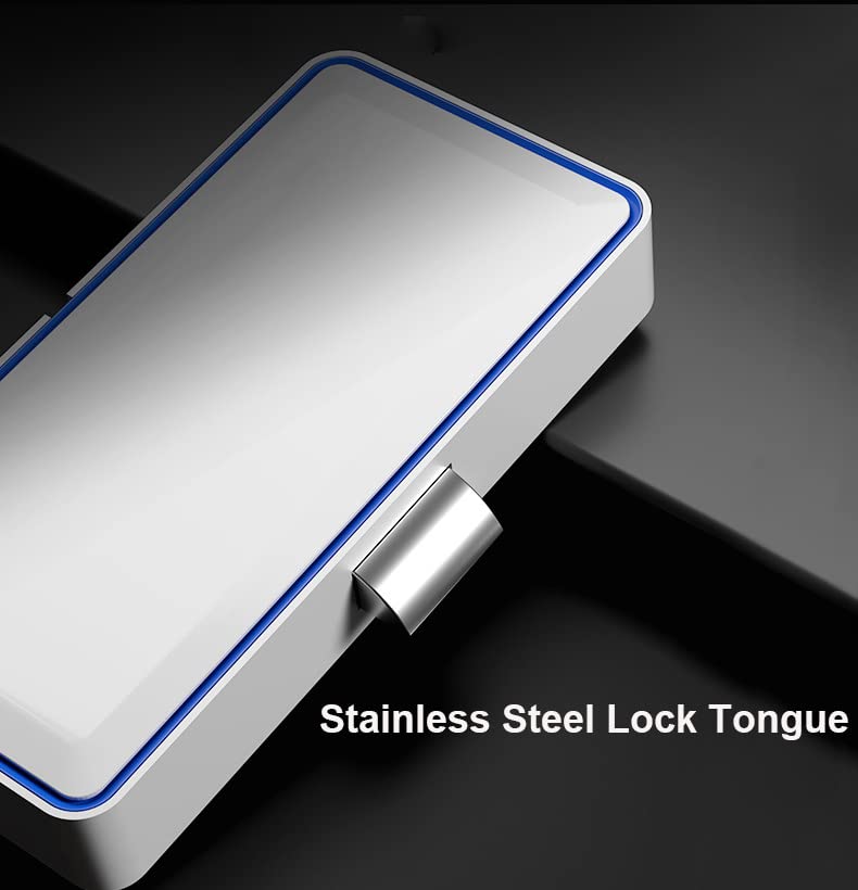 Lancoon Keyless Cabinet Lock Set, Smart Electronic Hard Hidden No Drill RFID Card High Security Anti-theft for Wooden Bookcase Wardrobes Bed Lockers Office File Drawers Home Company Sauna
