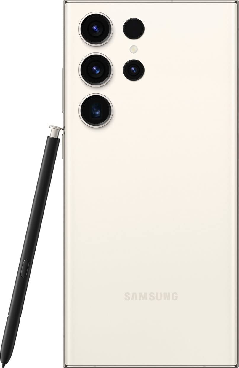 SAMSUNG Galaxy S23 Ultra Cell Phone, Factory Unlocked Android Smartphone, 1TB Storage, 200MP Camera, Night Mode, Long Battery Life, S Pen, US Version, 2023 (Cream)