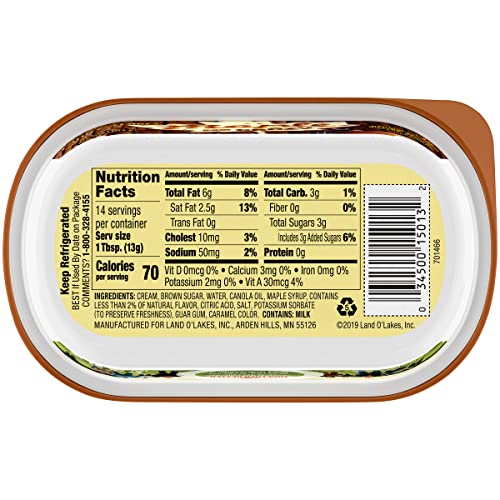 Land O Lakes® Maple Me Crazy Limited Batch Maple Brown Sugar Butter Spread, 6.5 oz Tub