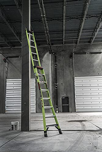 Little Giant Ladder Systems 13908-071 King Kombo 3-in-1 Ladder, 8 Ft, Green