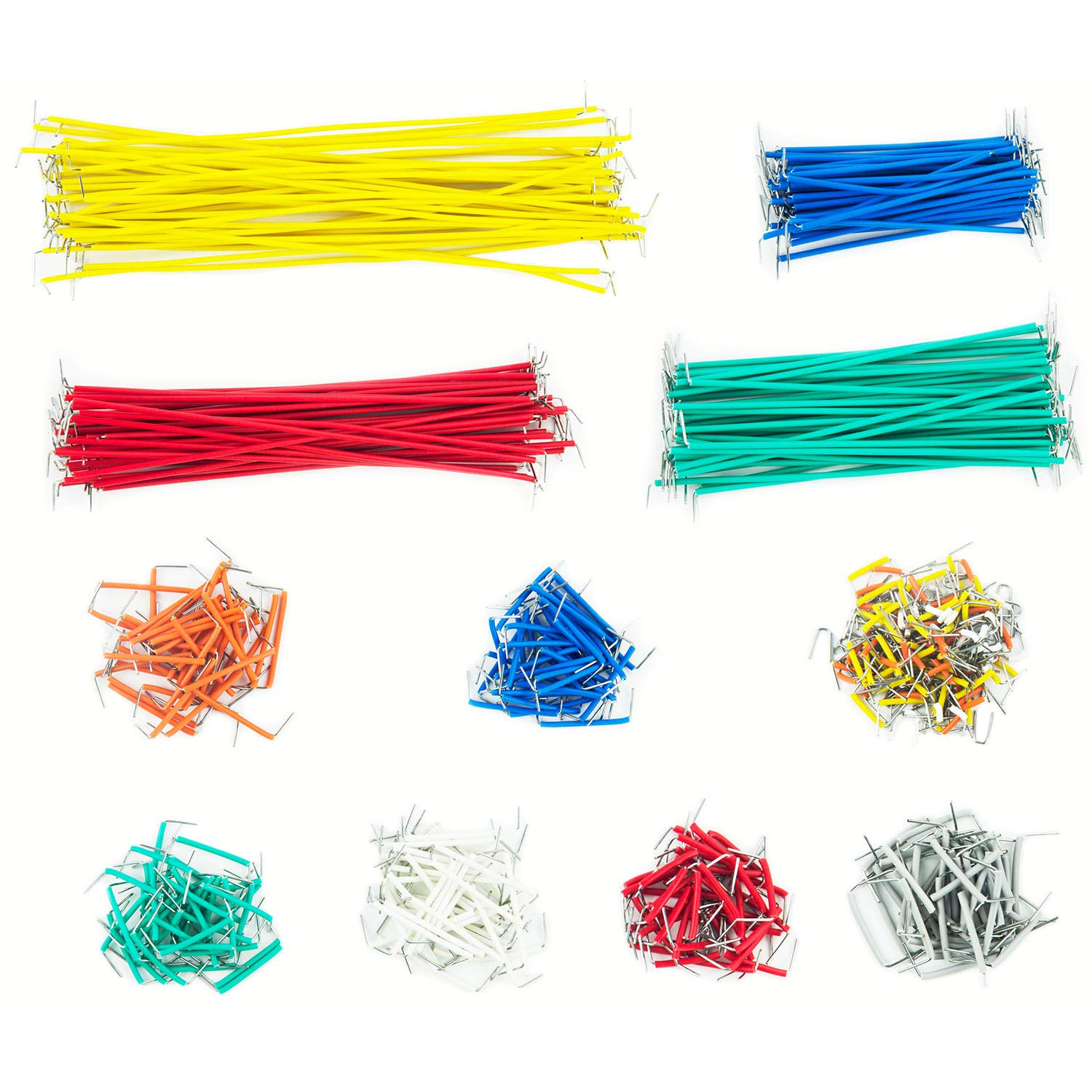 Makeronics 560 Pieces Jumper Wire Kit with 14 Lengths for Breadboard Prototyping Solder Circuits | Electronics Experiment | Arduino or Raspberry Pi or Jetson Nano | Storage Box