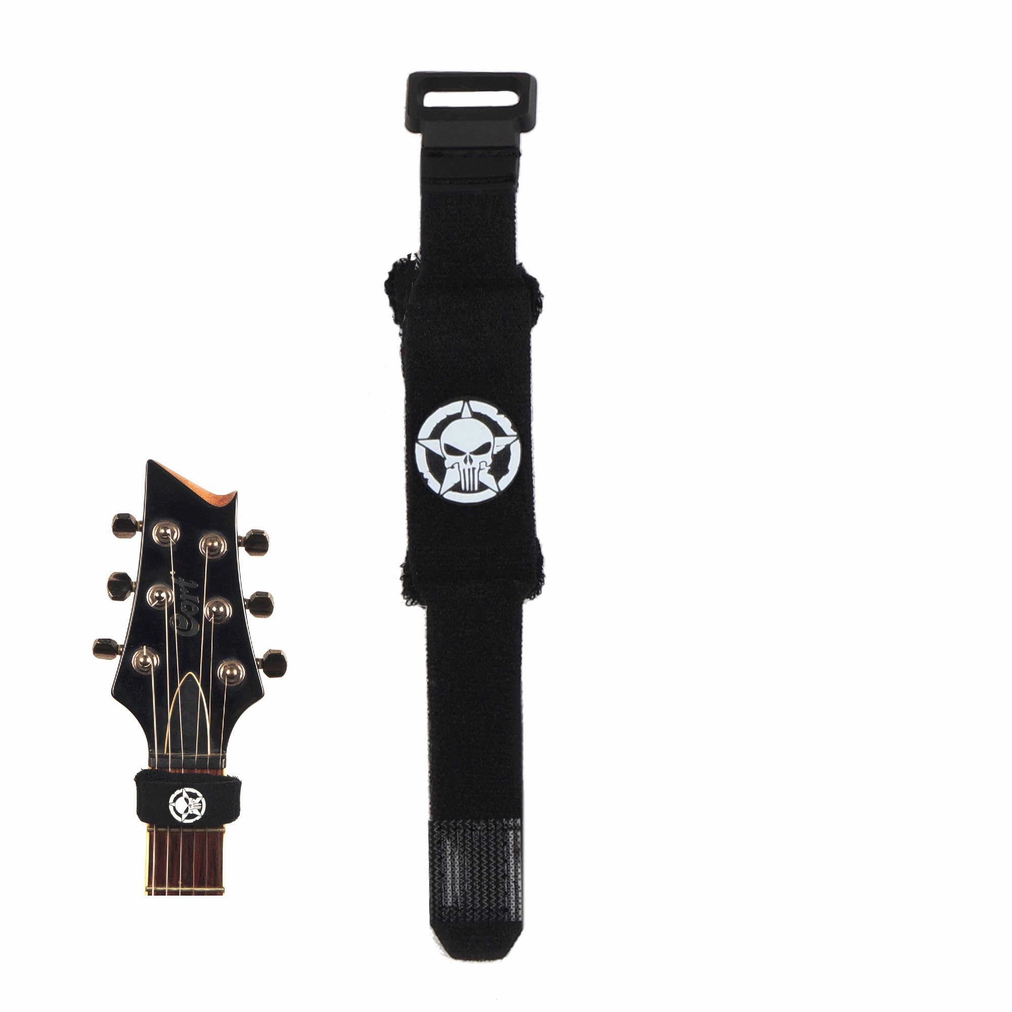 LMWKUN Guitar String Muter Guitar Noise Reducer Dampener Universal Guitar Fretboard Muting Wraps Suitable for Electric Acoustic Classic Guitar Bass Musical Instrument Accessories(dragon)