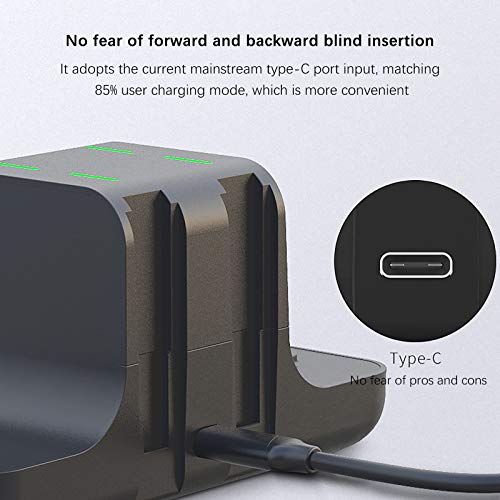 SOONHUA Controller Charger for Nin-tend Switch Joy Pad Controller 6-in-1 Charging Dock Station with LED Indicators