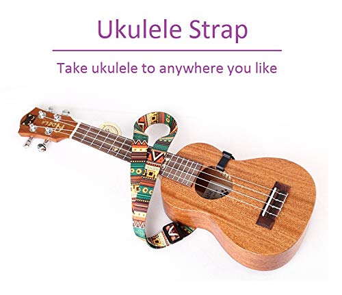 Lovefish Ukulele Stand,Portable Wooden Ukulele Stand with Ukulele Strap,Wooden X-Frame Sturdy Instrument Stand with Soft Edge for Ukulele,Mandolins and Violins