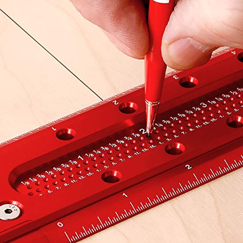 Woodpeckers T-Square with Rack-It Mount, 24 Inch, Aluminum, For Precision Woodworking