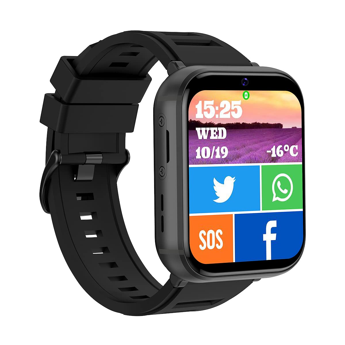 WATCHSDV 2023 4G Smart Watch Phone, Android 9.1 MTK6761 Quad Core 4GB RAM 64GB ROM 1080mAh Smartwatch 2.08" Large Screen Men Watch 5.0MP Camera Bluetooth GPS Fitness Activity Tracker