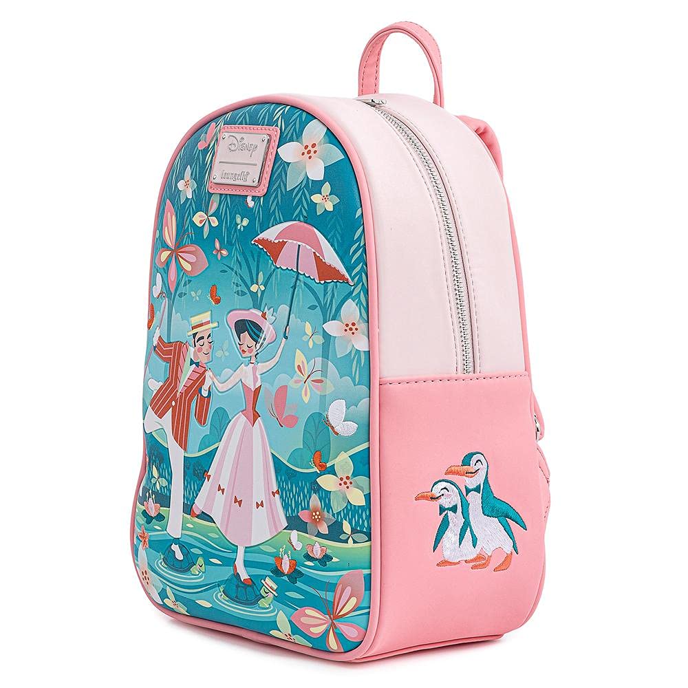 Loungefly Disney Mary Poppins Jolly Holiday Womens Double Strap Shoulder Bag Purse