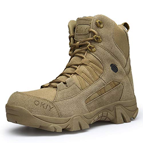 NC Large Size high top Desert Boots Cowhide Velvet Outdoor Hiking Boots Hiking Boots Men
