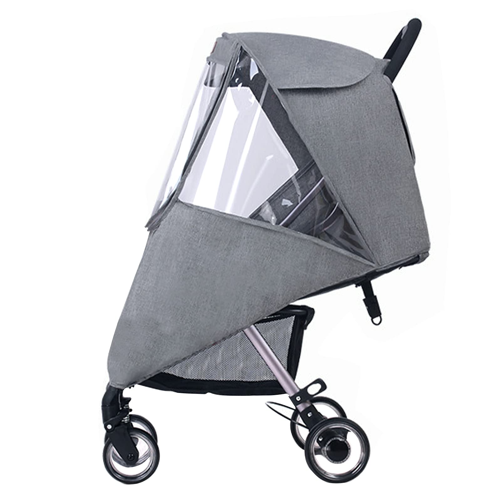 Universal Stroller Rain Cover Baby Stroller Rain Cover Pushchair Stroller Buggy Protector Weather Shield Baby Pram Raincoat Outdoor WindproofâStroller Cover