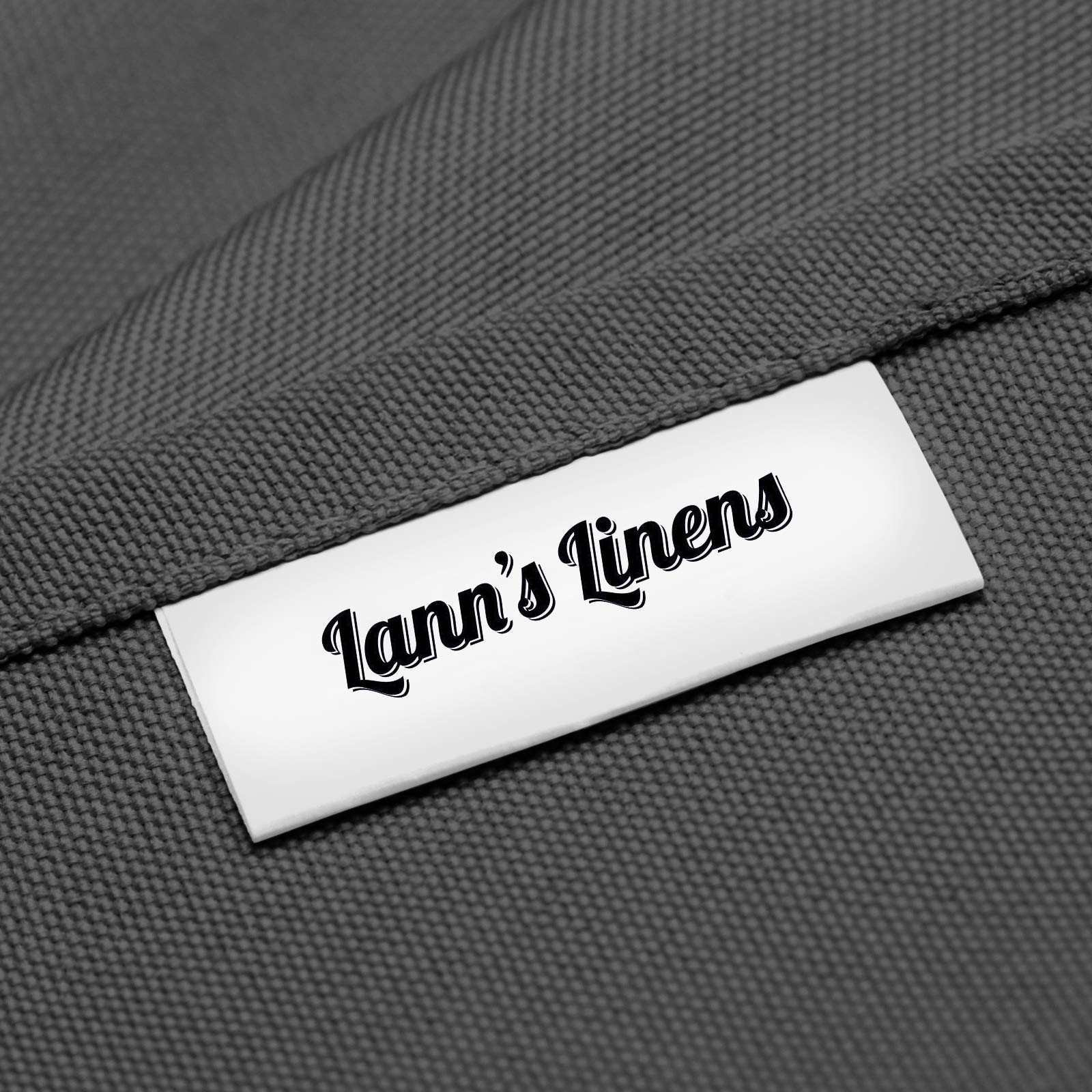 Lann's Linens - 70" Round Premium Tablecloth for Wedding/Banquet/Restaurant - Polyester Fabric Table Cloth - Dark Gray