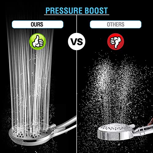 Shower Head Multi-function Hand-held Shower Set Shower Pressurization Water Off Suspended Shower Enjoy Luxurious Rain Shower Head
