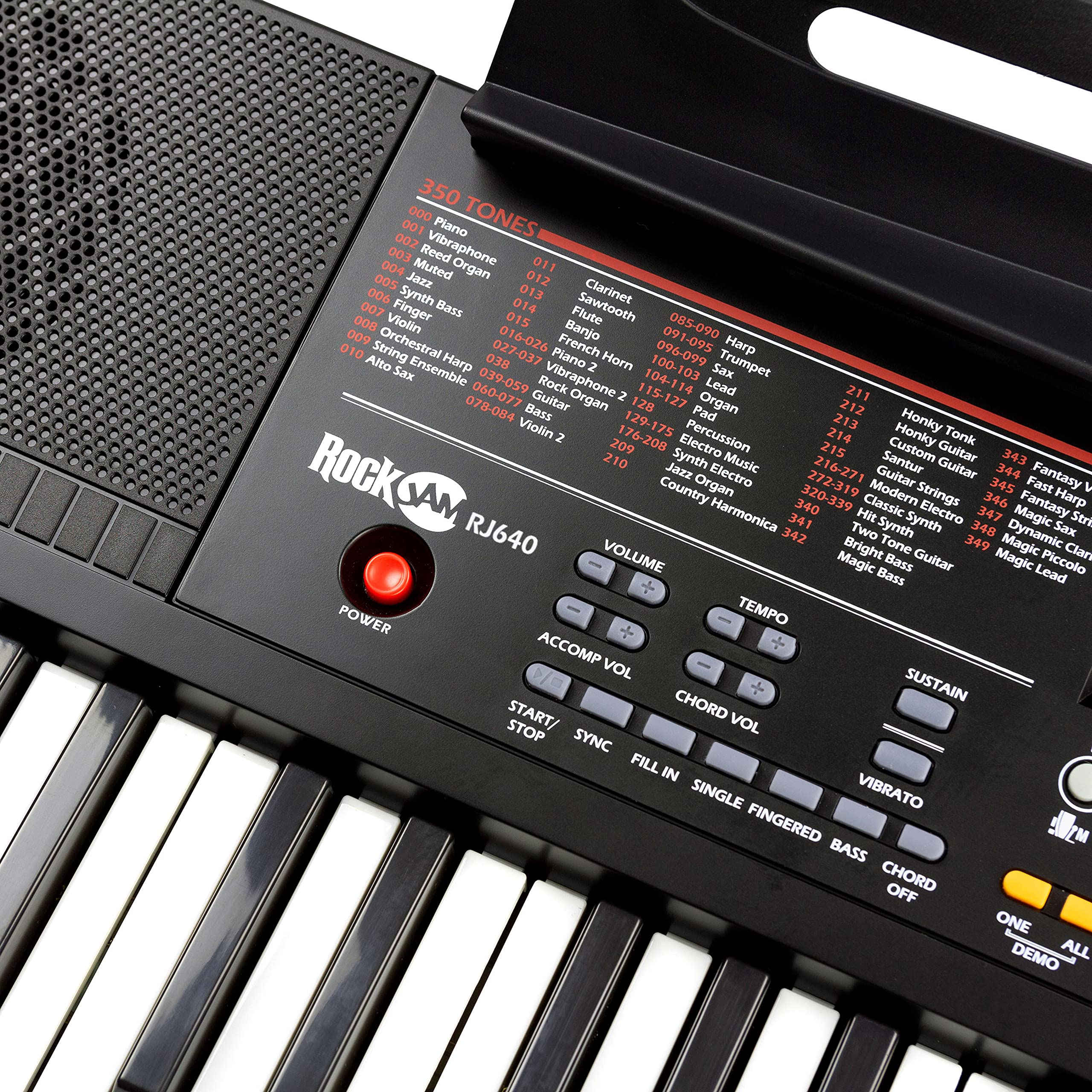 RockJam, 61-Key Portable Keyboard, Full (RJ640-XS)