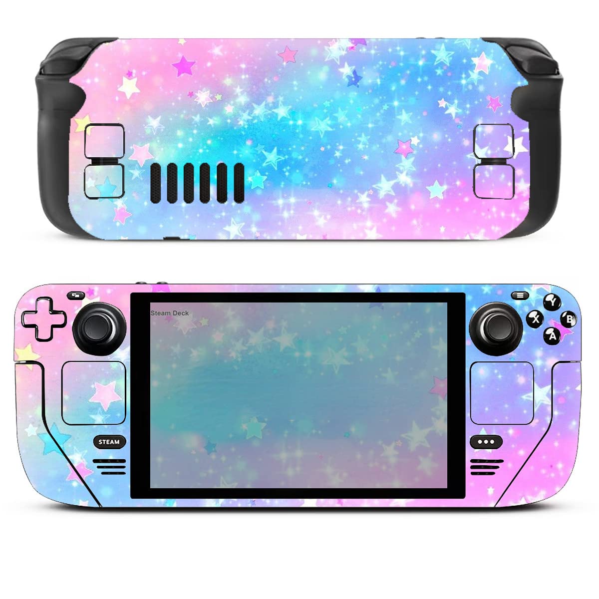 Skin Sticker Protective Vinyl Decal Anti Fingerprint Scratch Resistant for Steam Deck Gaming Console (0896)