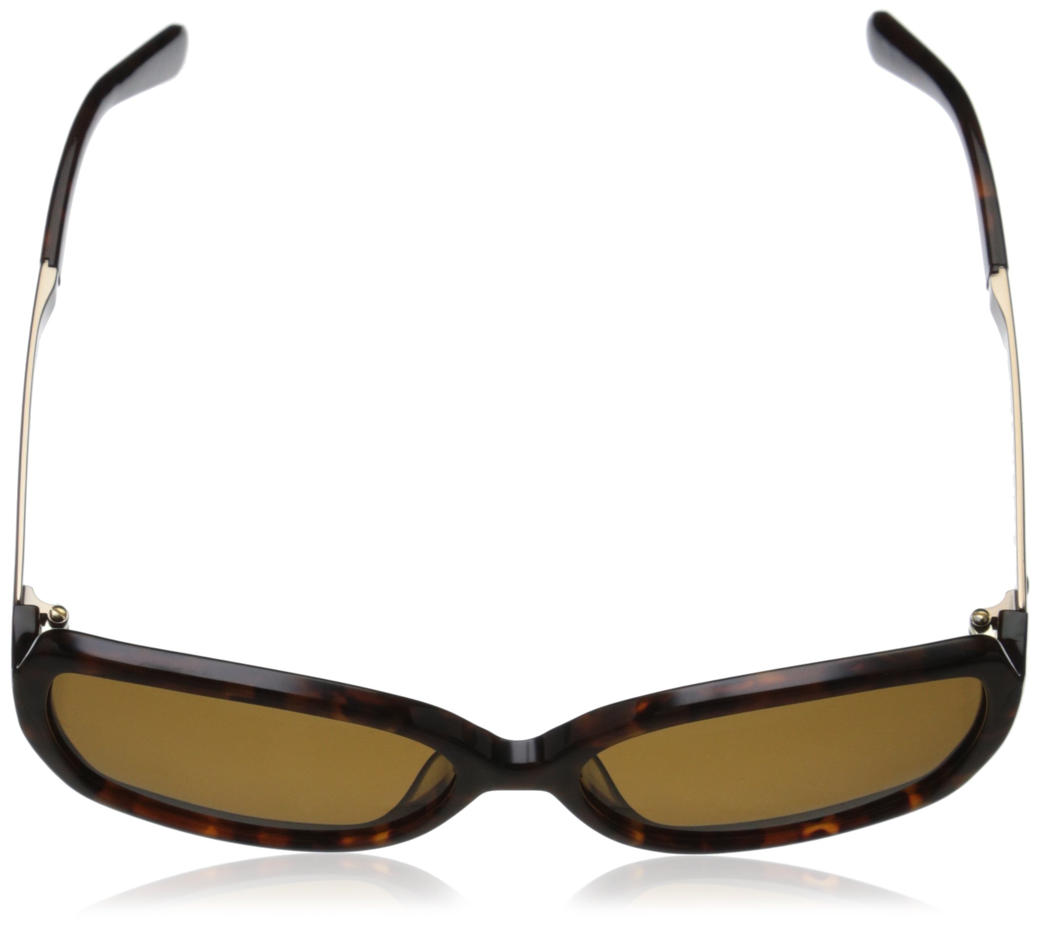 Kate Spade Sunglasses (Safilo Group) Women's Darilynn Square Sunglasses, Havana & Brown Polarized, 58 mm