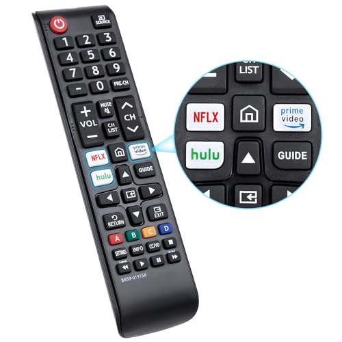 LOUTOC Replacement BN59-01315A Remote Control Compatible with Samsung 4K Crystal UHD 6/7/8/9/TU-7000 Series Smart TV(BN59-01315J/BN59-01315E)