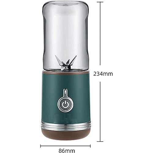 MXJCC Portable Blender, Personal Blender, Small Blender for Shakes and Smoothies, USB Rechargeable with 4 Blades.