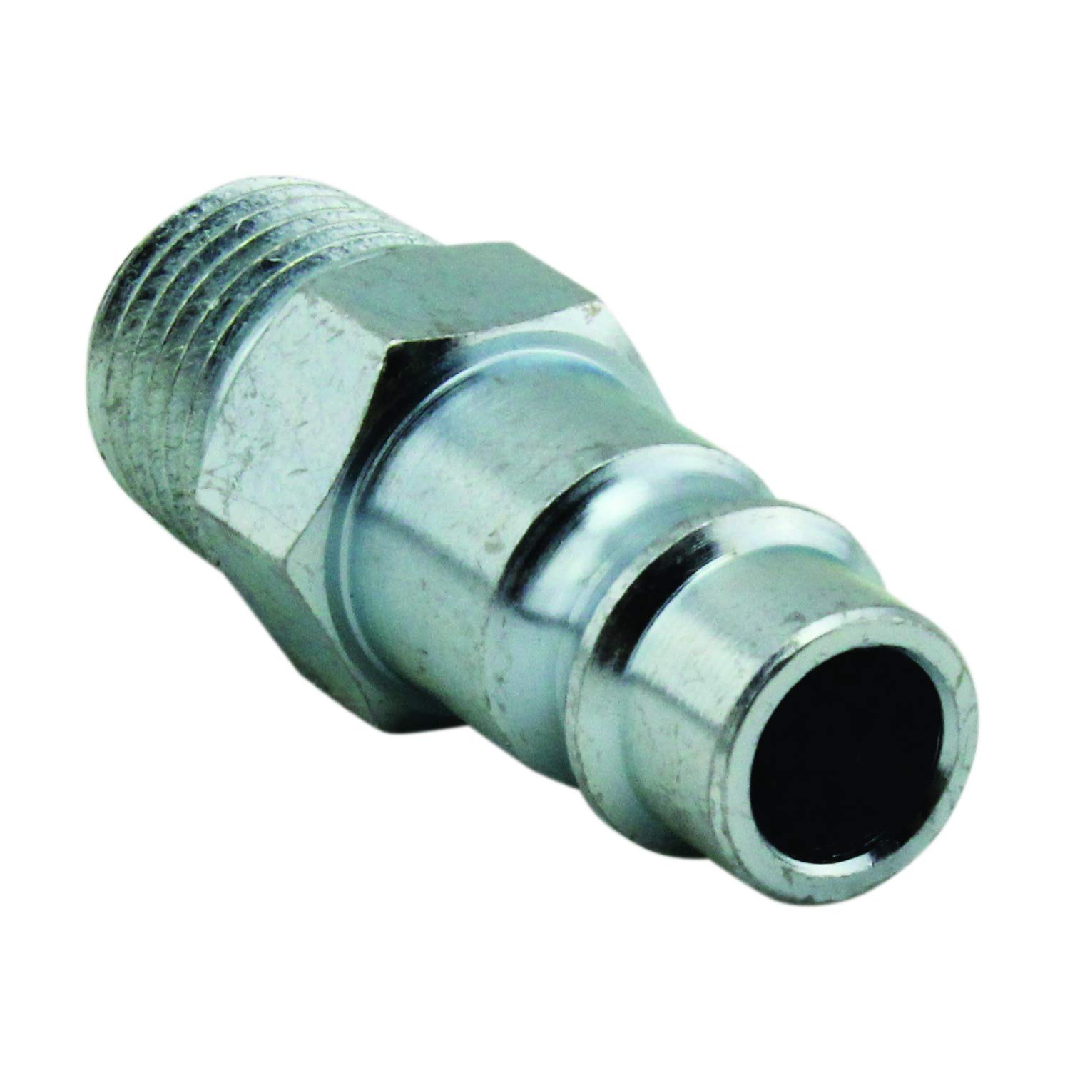 Milton S-760-1 1/4" MNPT V Style High Flow Steel Plug - Pack of 2