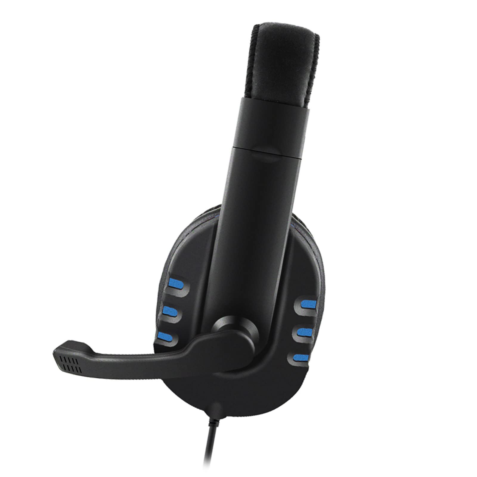 QUZHI 3.5mm Wired Gaming Headphones Over Ear Game Headset Noise Canceling Earphone with Microphone Volume Control for PC Laptop Smart Phone