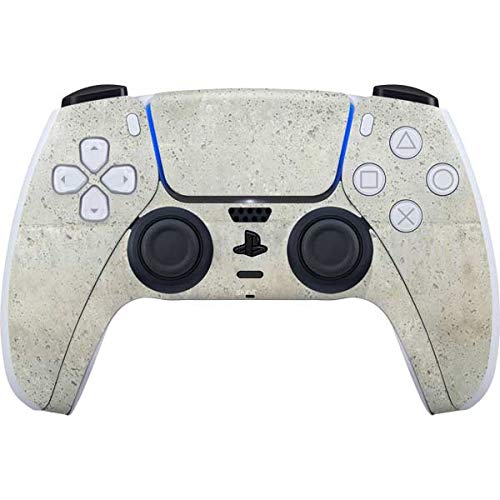 Skinit Decal Gaming Skin Compatible with PS5 Controller - Natural White Concrete Design