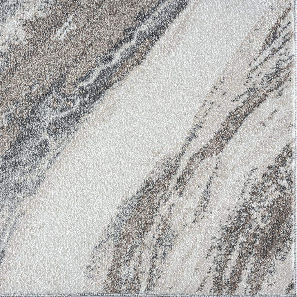 LUXE WEAVERS Lagos Collection 7983 Grey 8x10 Art Deco Area Rug