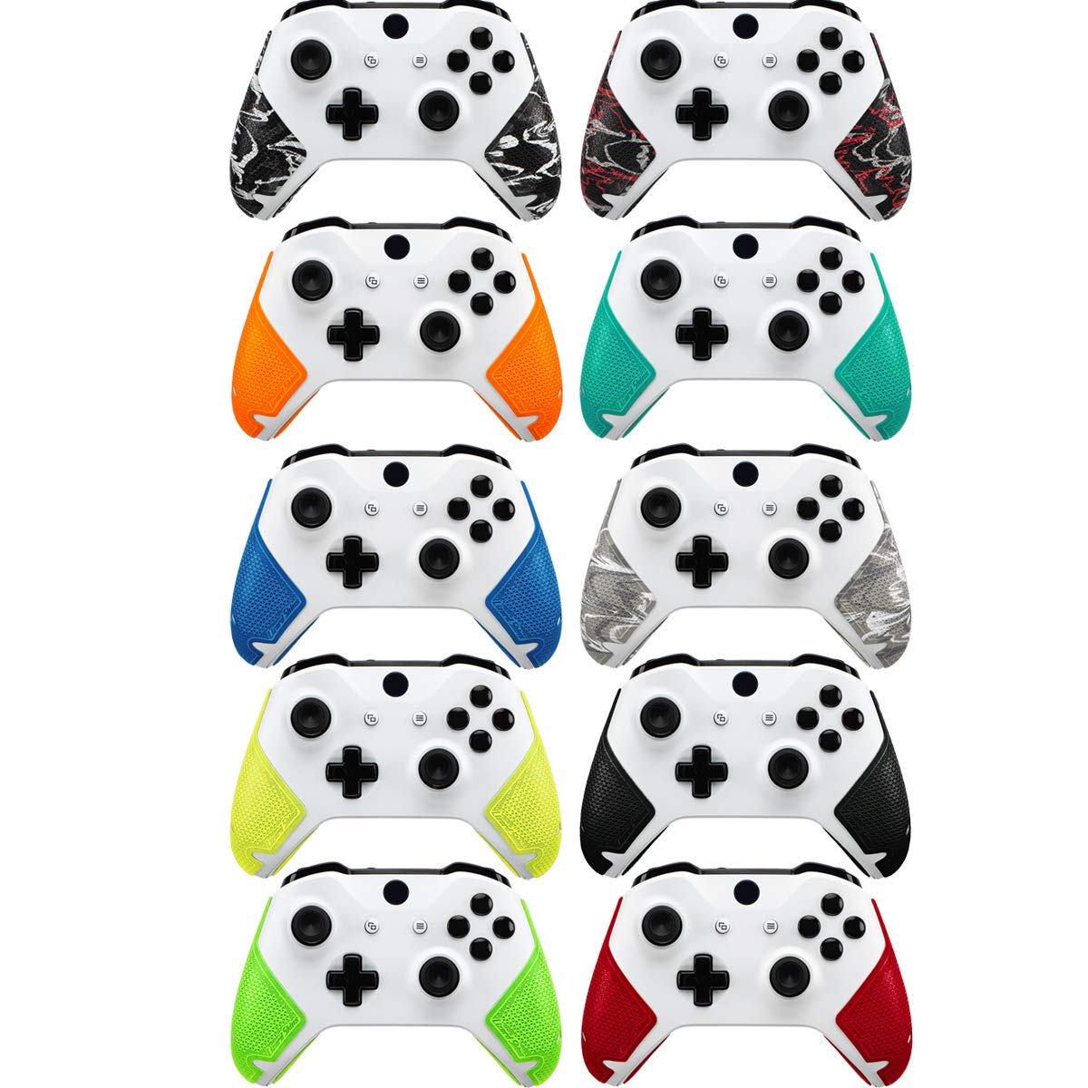Lizard Skins DSP Controller Grip for Xbox One Controllers – Xbox One Compatible Gaming Grip 0.5mm Thickness - PRE Cut Pieces - Easy to Install – 10 Colors (Wildfire Camo)