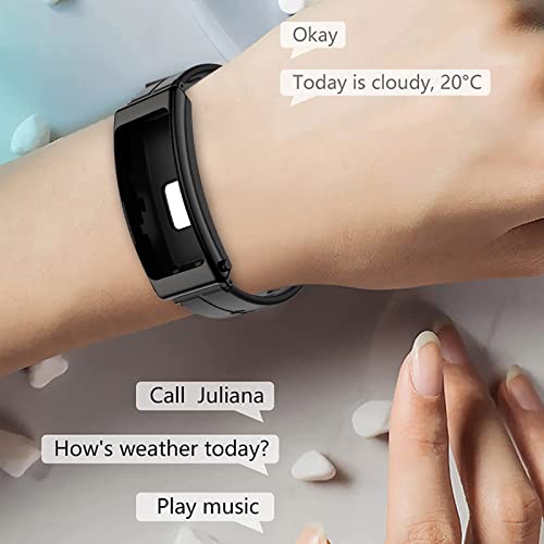 Smart Watch with Earbuds Wireless Earphones 2 in 1 Ultrathin Touch-Screen Multi Sport Mode Works with iOS & Android, Answer/Make Call,Recording,Sleep Monitor