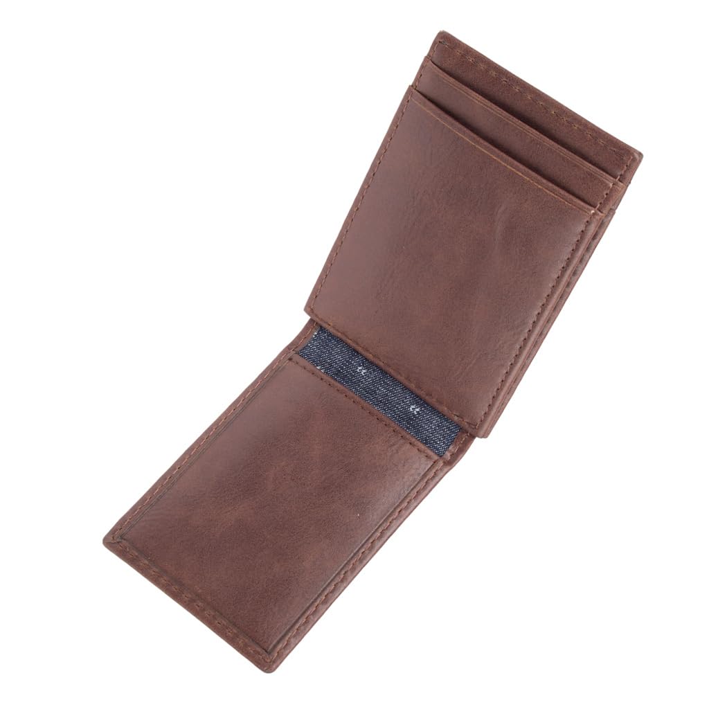 Levi's Men's Slim Front Pocket Wallet,Rfid-blocking, Black Jack, One Size